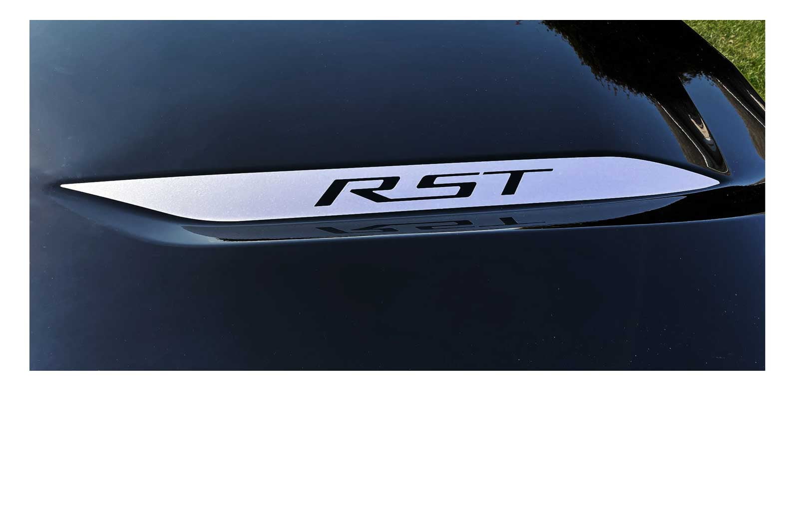 Chevy Silverado Silver RST Hood Decals 2019-2025 Set of 2 GM Licensed ...