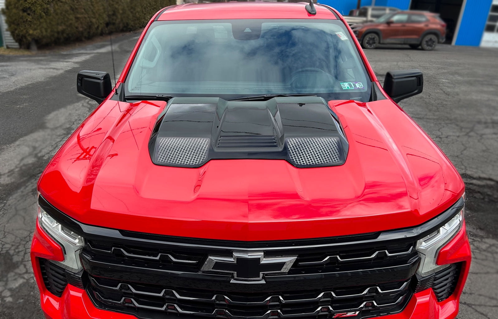 Chevy Silverado Trail Boss ZR2 FRONT Hood Scoop Air Duct Vent Decals ...