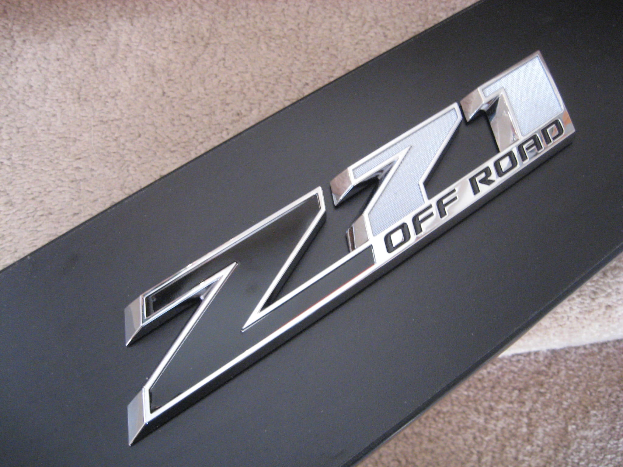Chevy Silverado Z71 Door Emblem Overlay Decals 2014-2018 Set of 2 GM ...