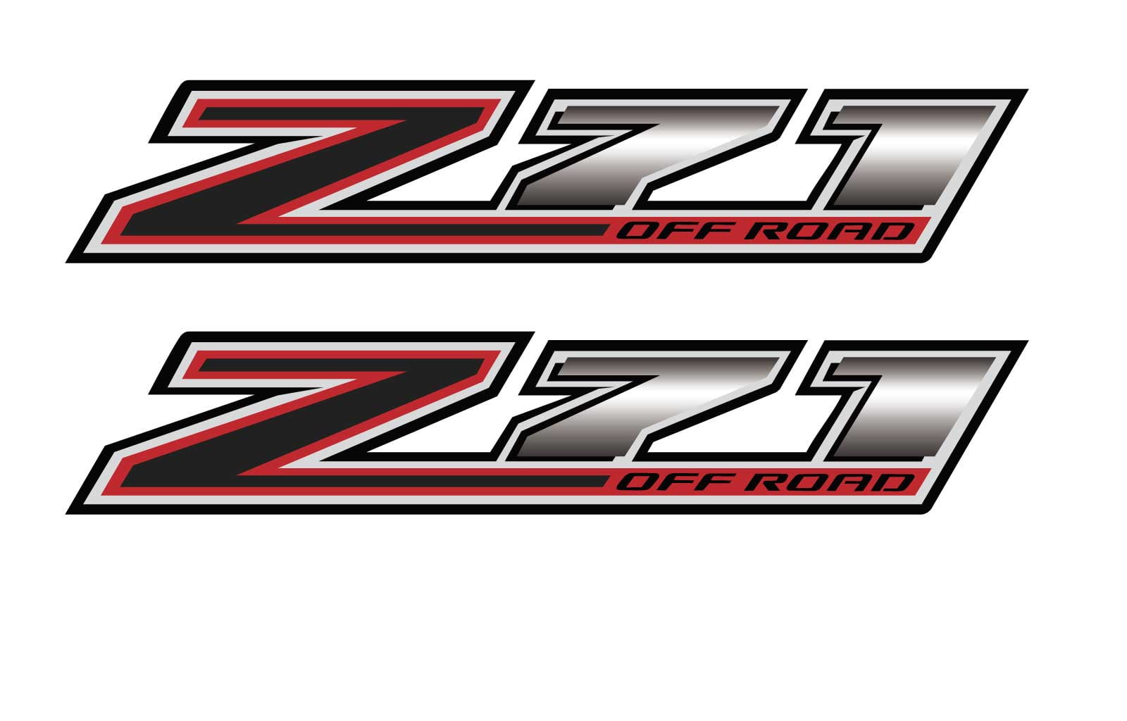 Chevy Silverado Z71 Off Road Bedside Decals 2014-2019 Set of 2 GM ...