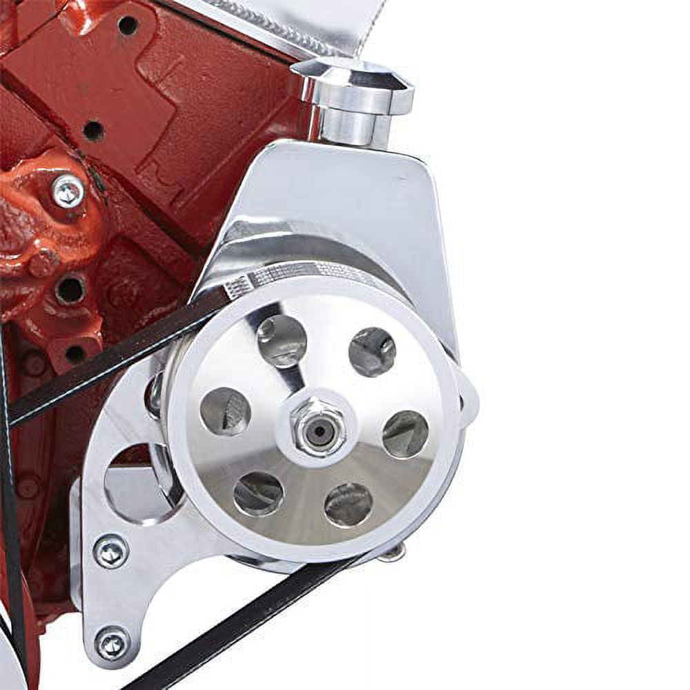 Chevy Small Block Power Steering Bracket - Electric or Long Water Pump - Walmart.com