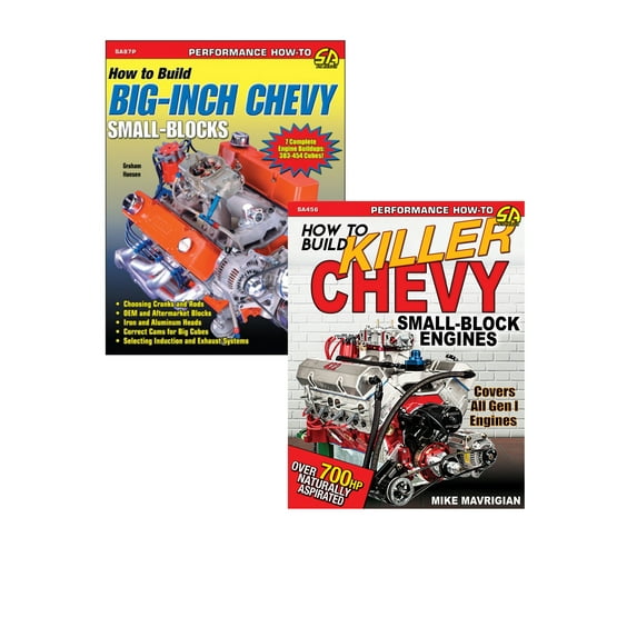 Chevy Small-Blocks: How To Build Big-Inch & Killer Engines 2 Book Set ...