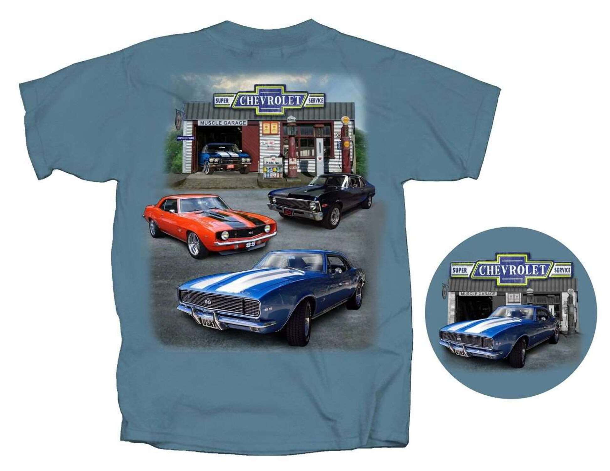 Chevy Super Service Men's T-Shirt - Camaros ...Nova...Chevelle ...