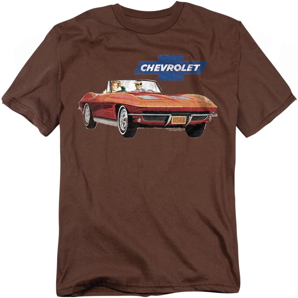 Chevy T-Shirt Corvette Vintage Ad Unisex Graphic Tee for Men & Women ...