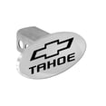 Chevy Tahoe 2012 - 2016 Bowtie Chrome Plated Metal Trailer Hitch Cover ...