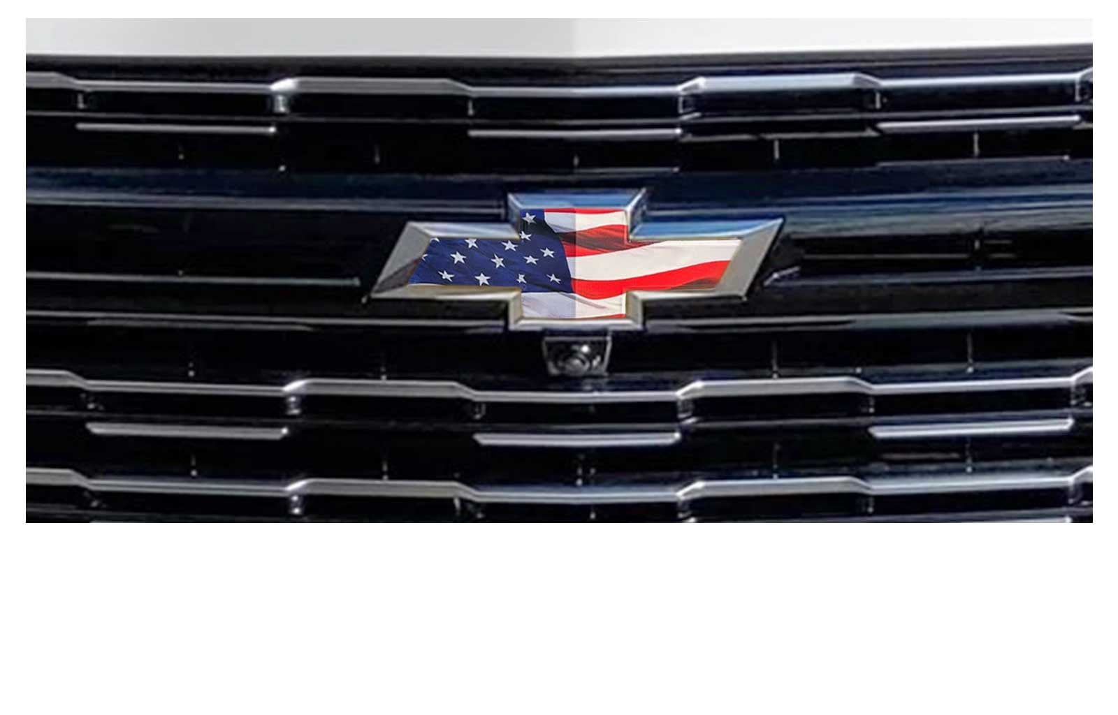 Chevy Tahoe American Flag Grille Gate Bowtie Emblem Overlay Decals 2021 ...