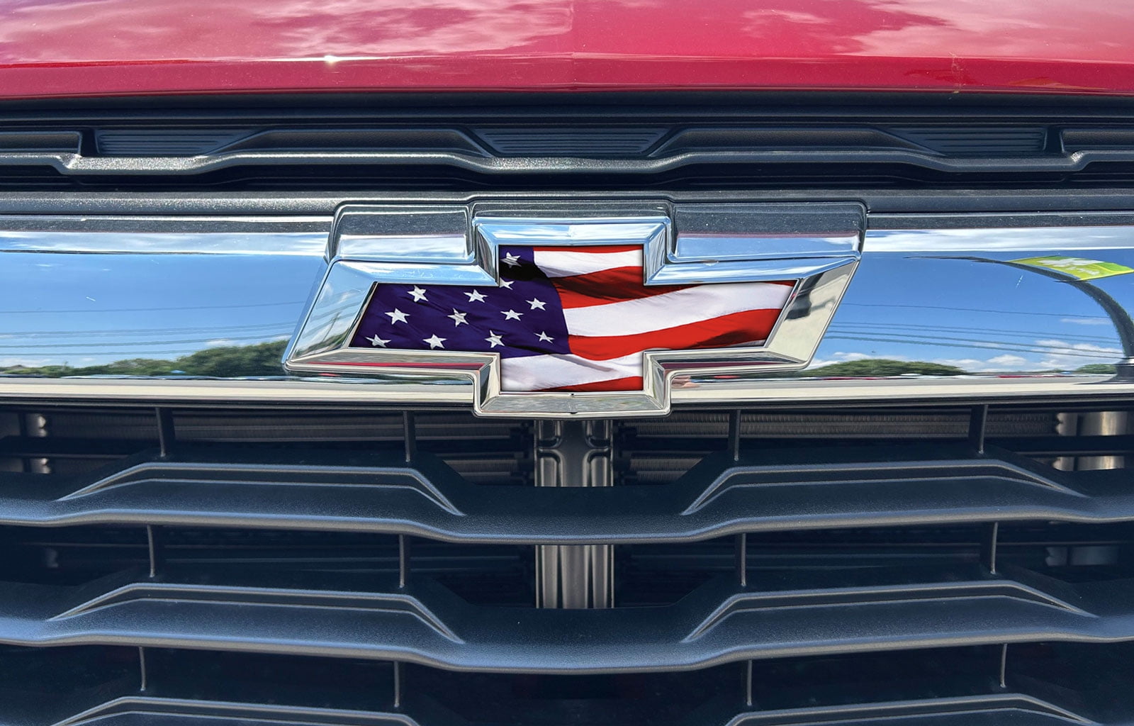 Chevy Trailblazer American Flag Grille Gate Bowtie Overlay Decals 2021 ...