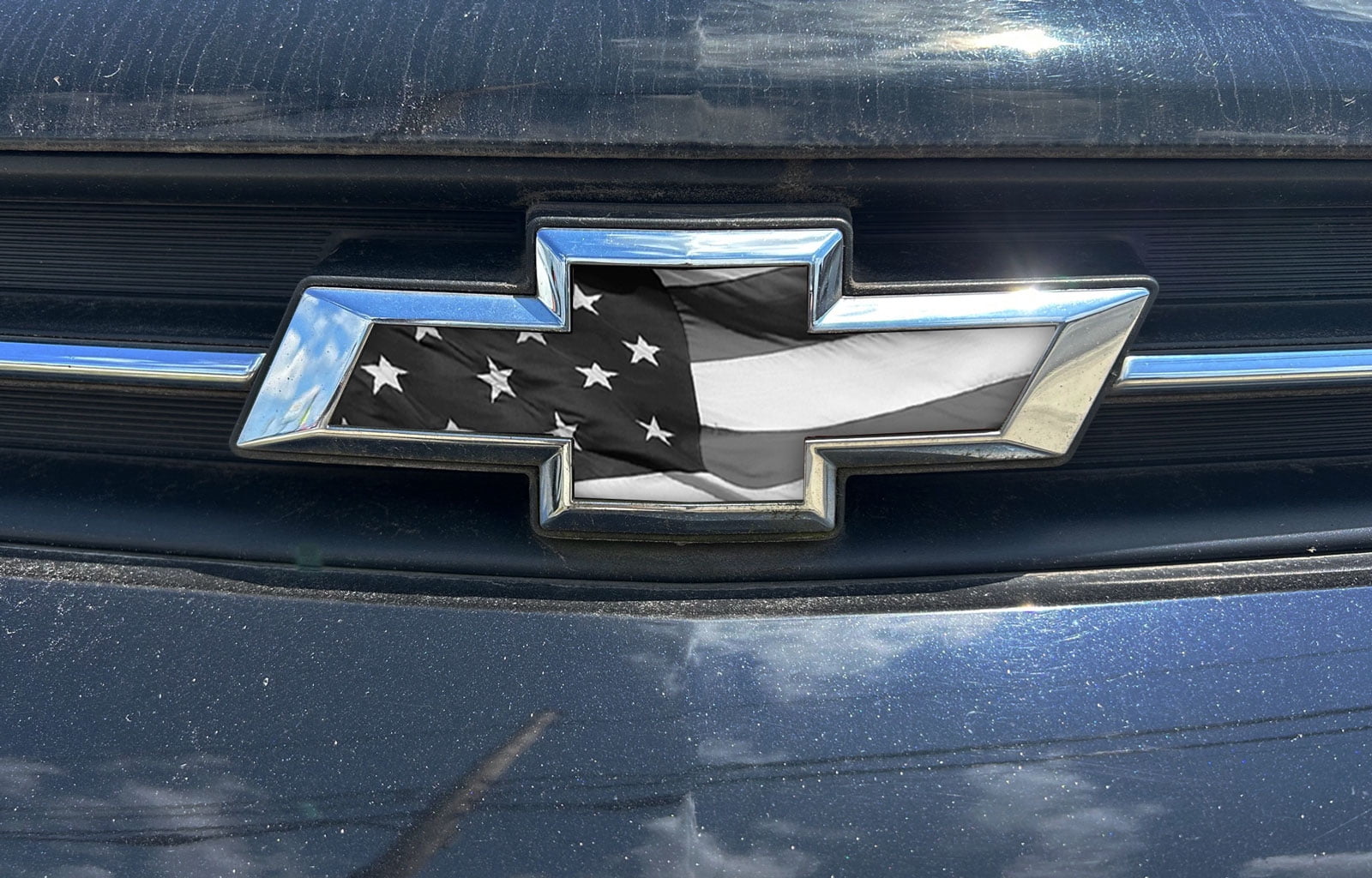 Chevy Trax Black Flag Grille Gate Bowtie Overlay Decals 2015-2026 Set ...