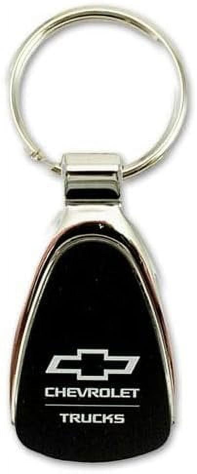 Chevy Trucks Chrome Teardrop Key Chain - Officially Licensed Chevrolet ...