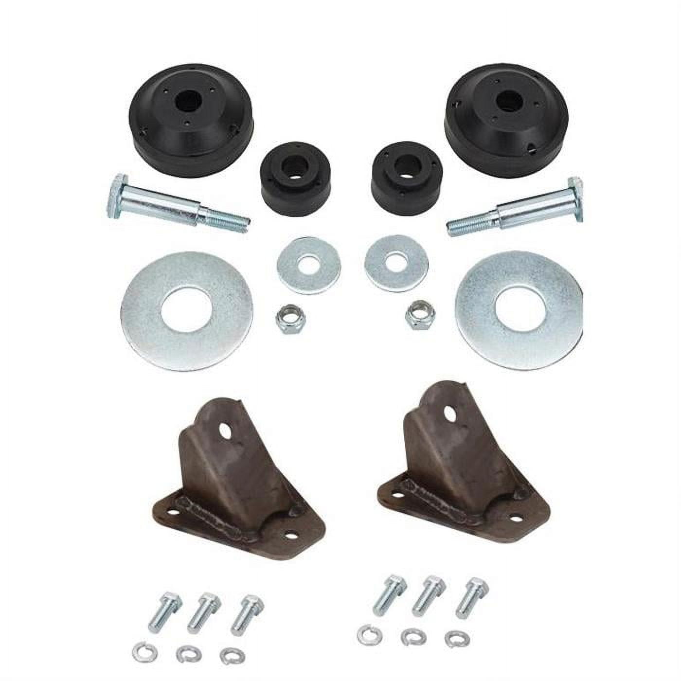 Chevy V8 Steel Side Engine Mounts & Bolt Through Cusion Kit - Walmart.com