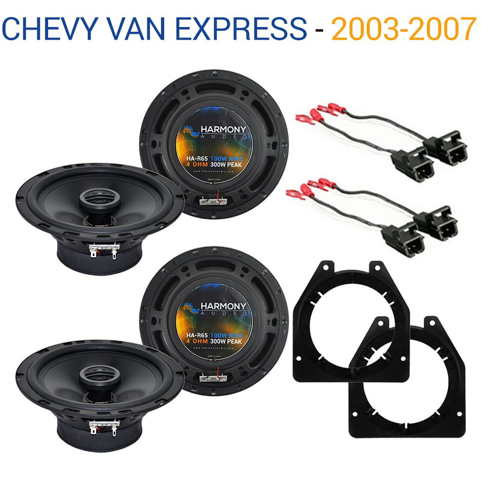 Chevy Van Express 2003-2007 Factory Speaker Upgrade Harmony (2) R65 ...