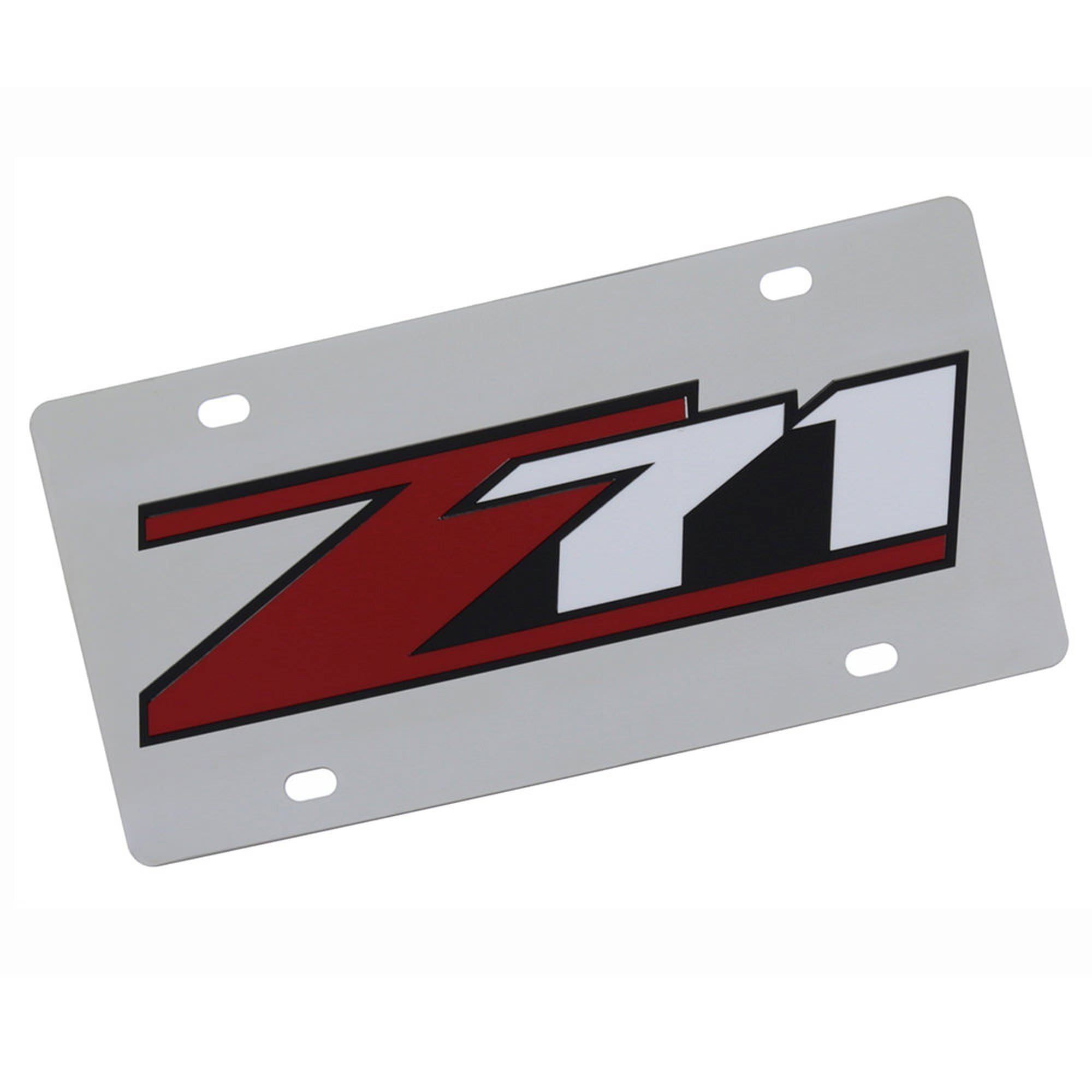 Chevy Z71 Badge License Plate (Chrome) - Walmart.com