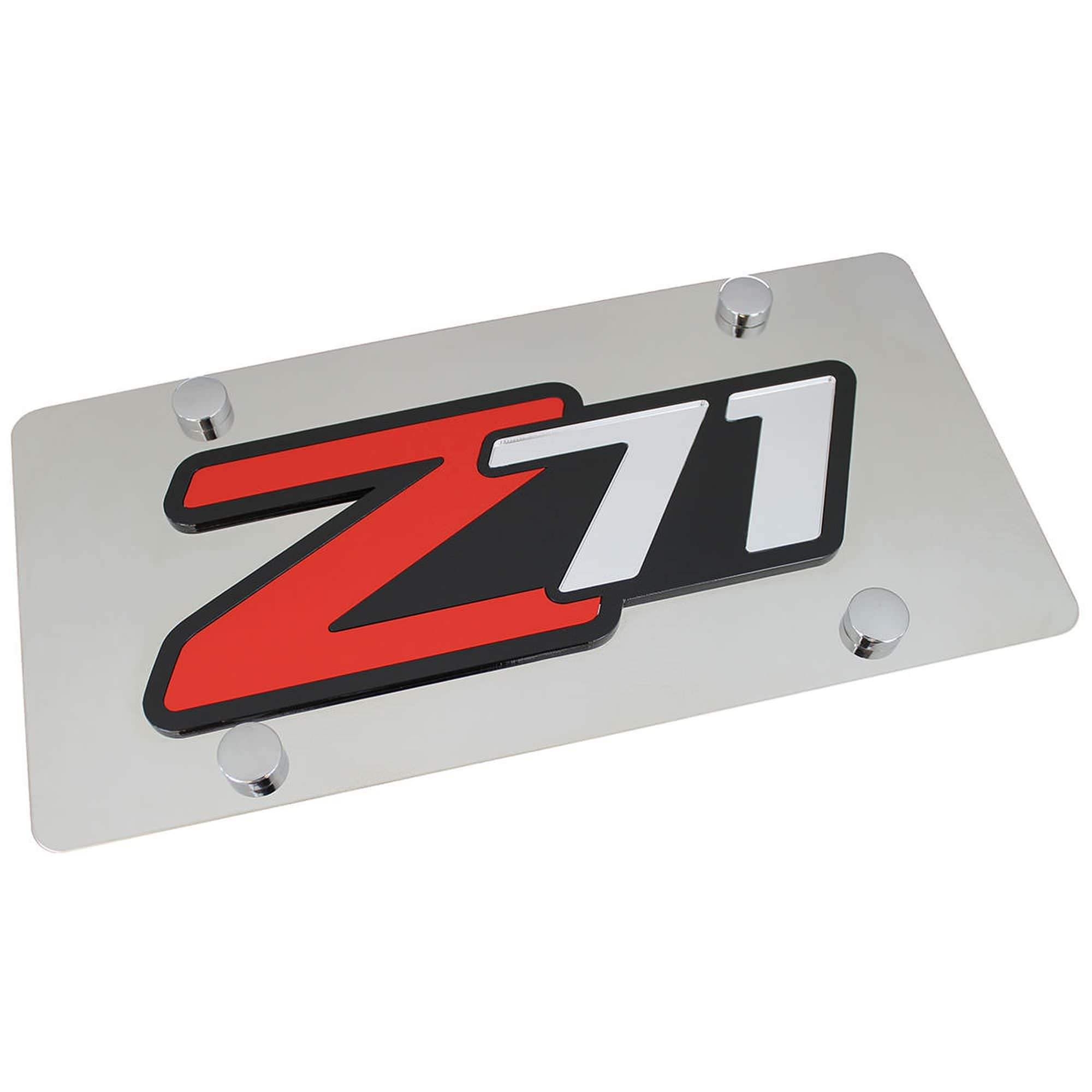 Chevy Z71 License Plate (Chrome) - Walmart.com