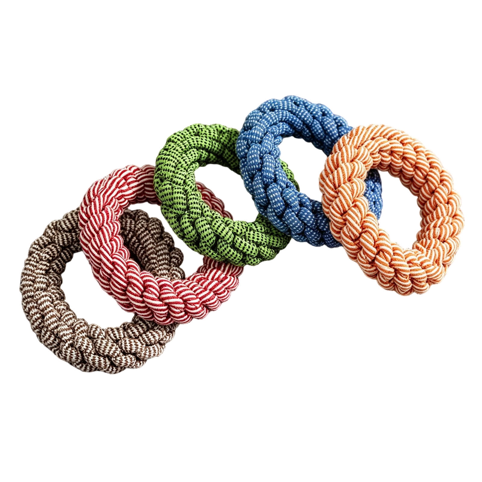 Chew For Aggressive Chewers Rope Knot Ring Tug Toy Designed for Large ...