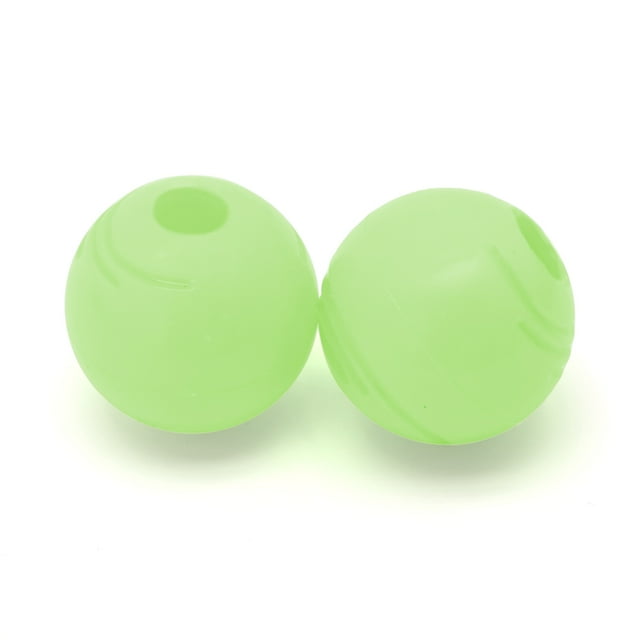 Chew King Dog Toy 2.5" Medium Glow in the Dark Balls (2-Pack), Fetch ...