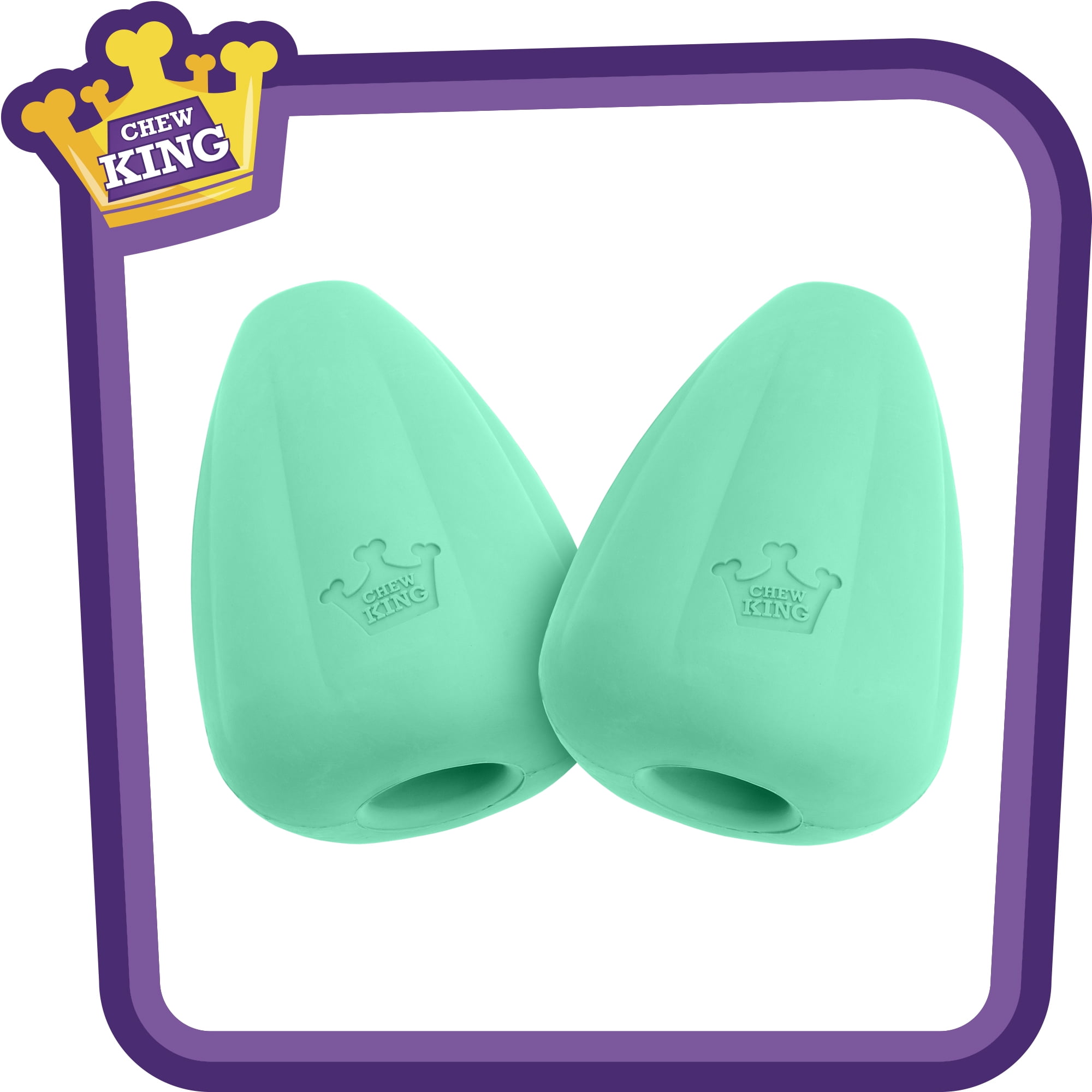 Chew King Premium XL Treat Dog Toy, Durable Natural Rubber Toy - Walmart.com