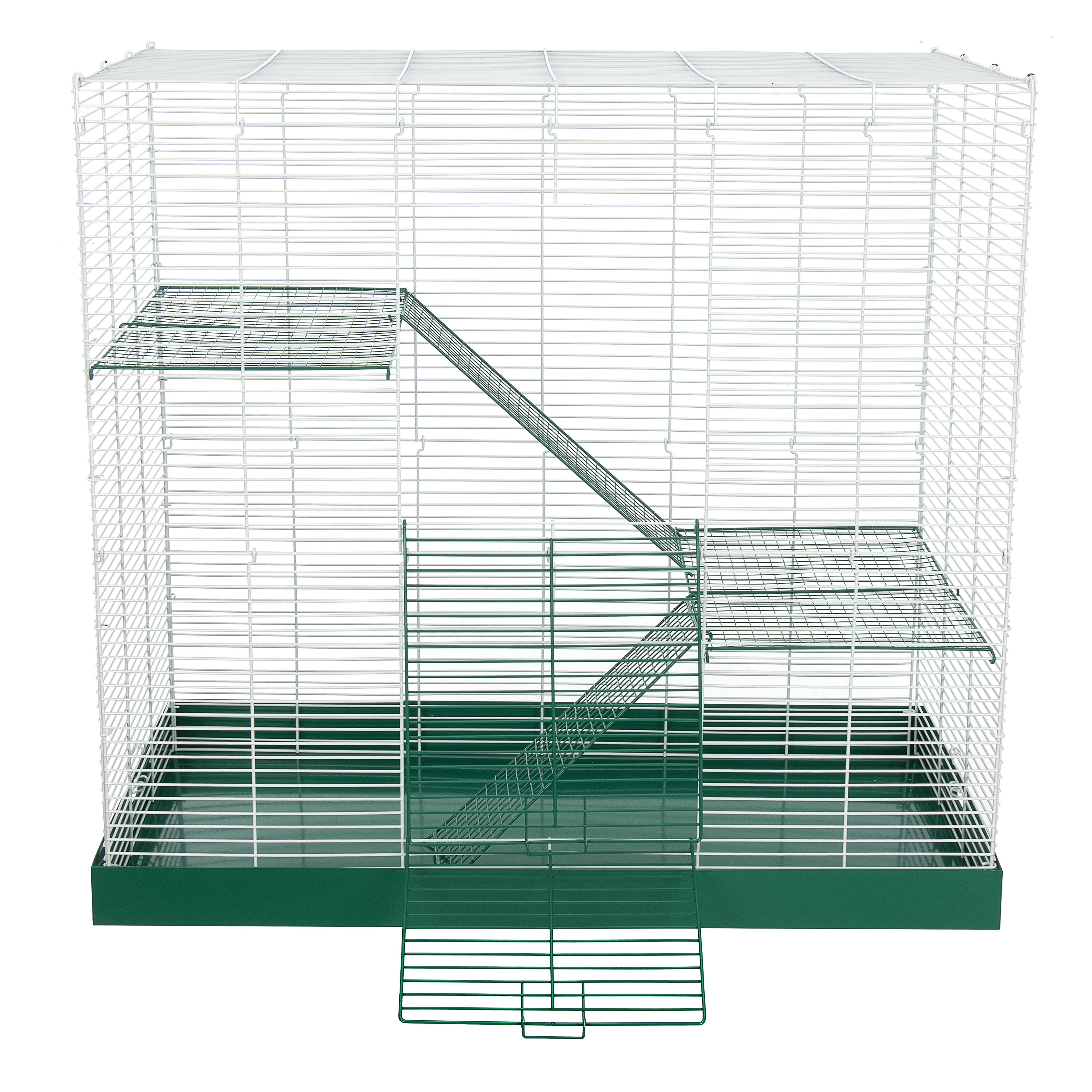 Ware Pet Products Durable Powder-Coated Metal 3-Story Small Animal Cage ...