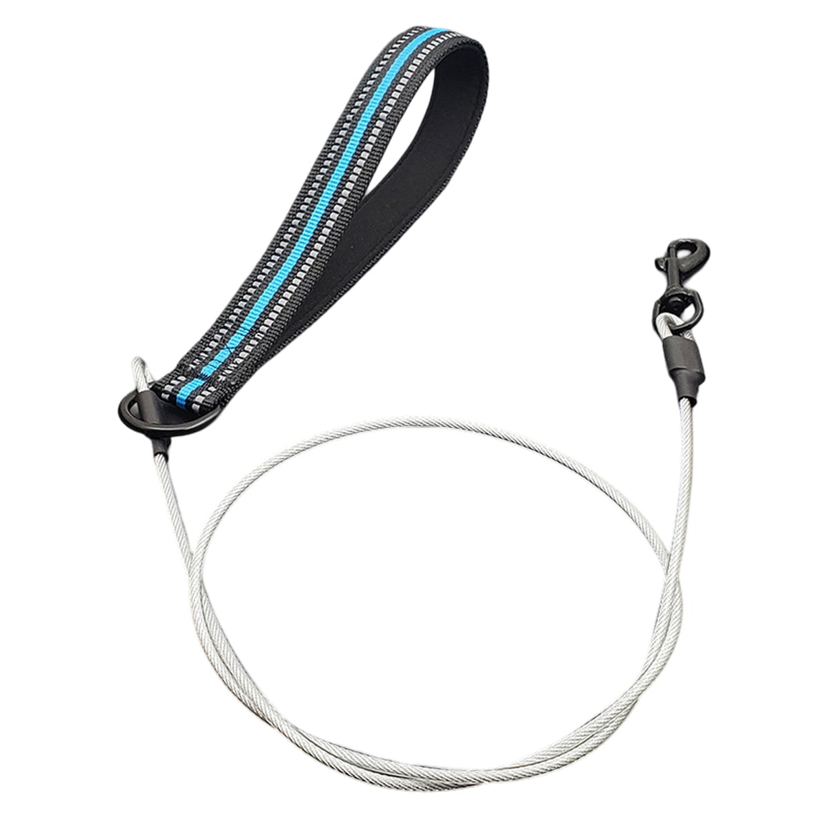 Chew-Proof Dog Leash, Reflective Soft Padded Handle, Heavy-Duty Steel ...