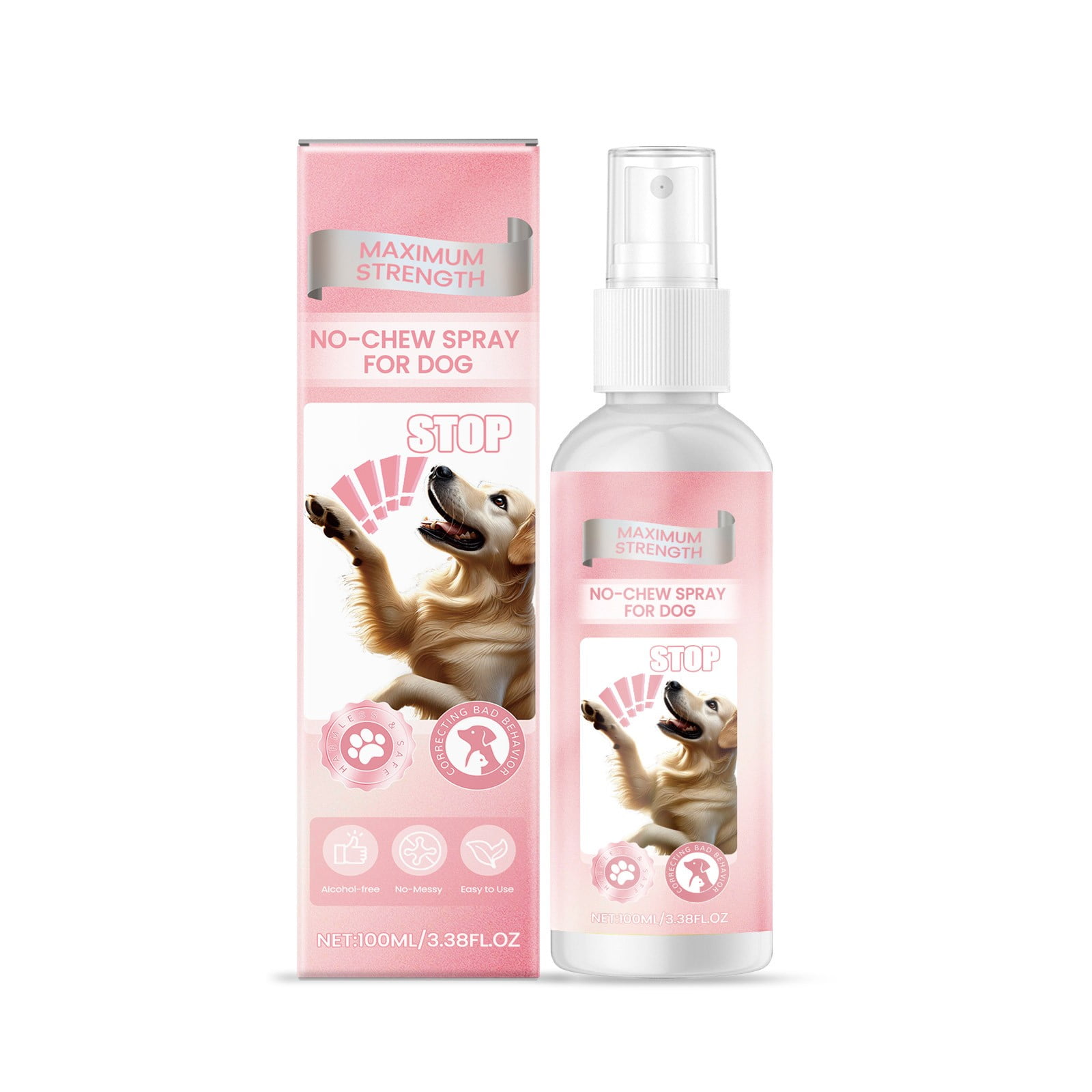 No Chew Spray for Dogs Bitter Spray for Puppies Stop Dogs from Chewing Furniture Spray Anti ...