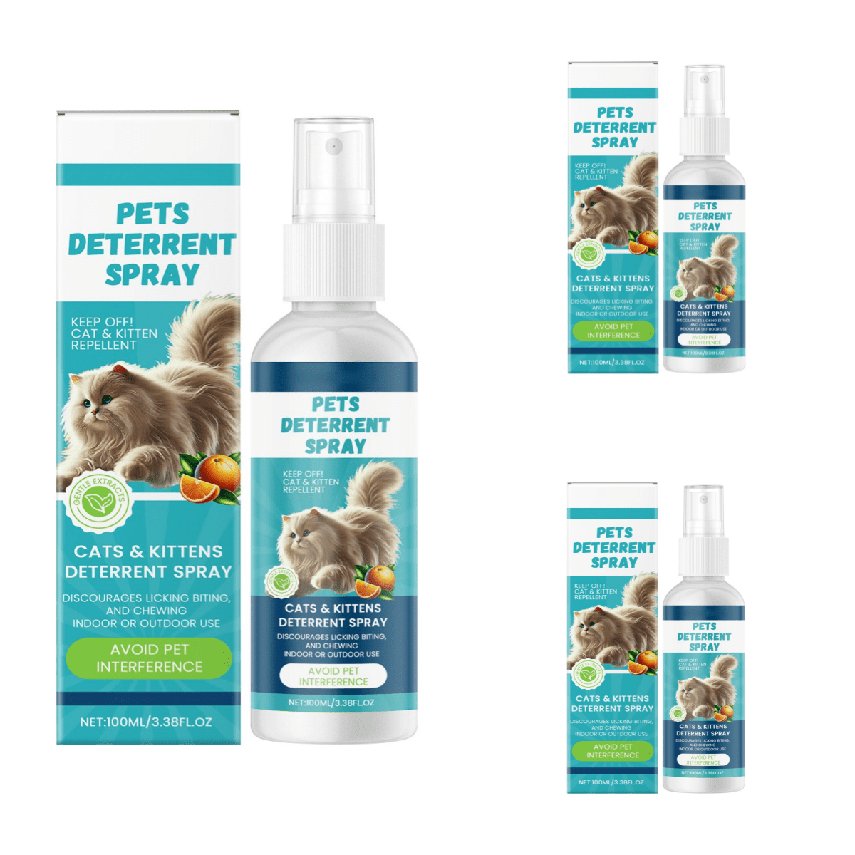 No Chew Spray for Dogs Cats Bitter Spray for Puppy 3.38 Fl Oz Stop Dogs ...