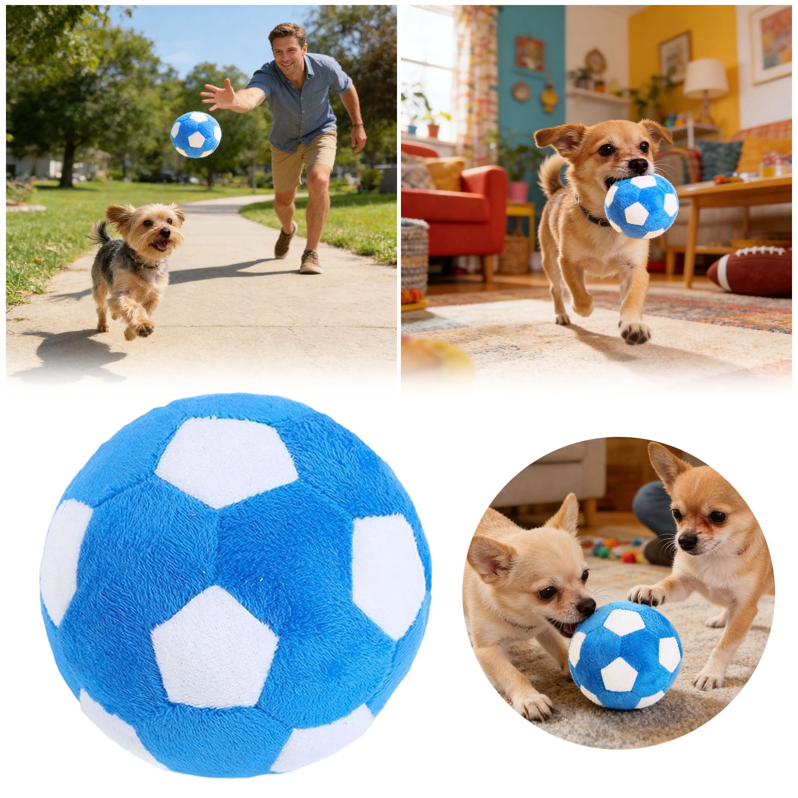 Chew Toys for Interactive Squeaky Design for Aggressive Chewers Puppy ...