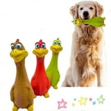 Chew Toys for Large Dogs – Latex Squeaker Toy for Puppies and Young ...