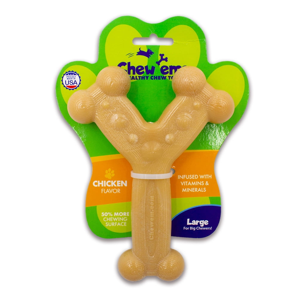 Chew'ems Large Chicken Flavored Bone - Walmart.com