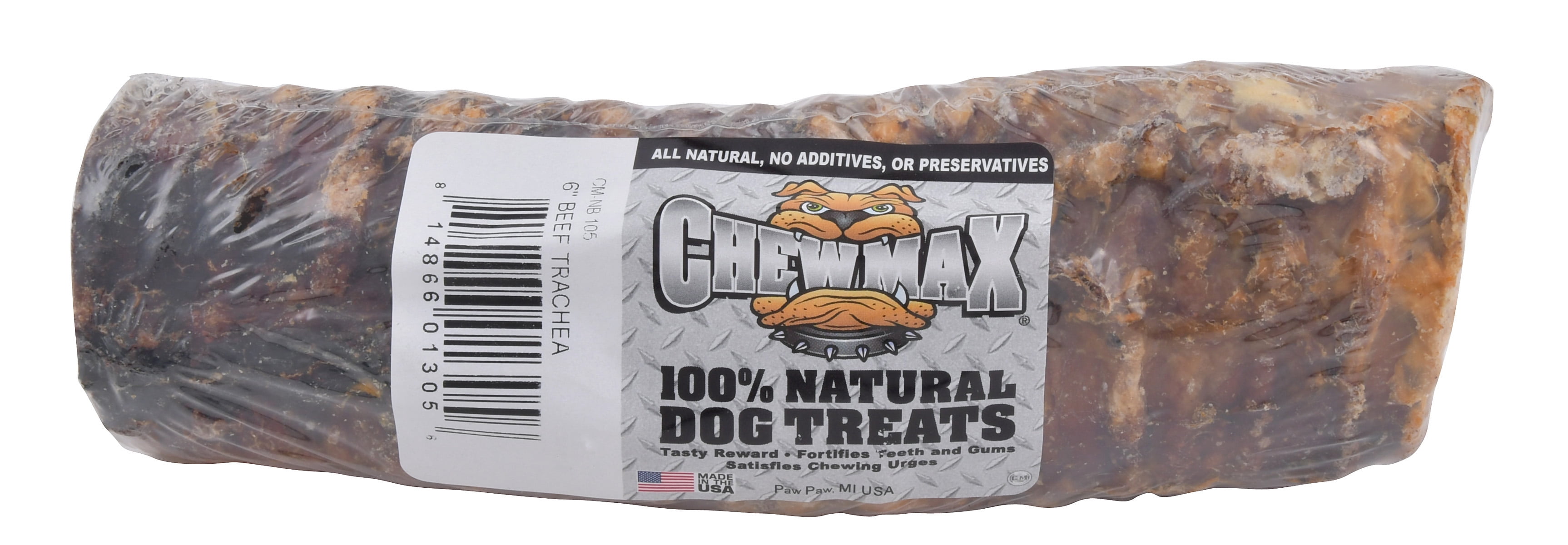 ChewMax 6” Trachea Beef Bone Chew. - Walmart.com