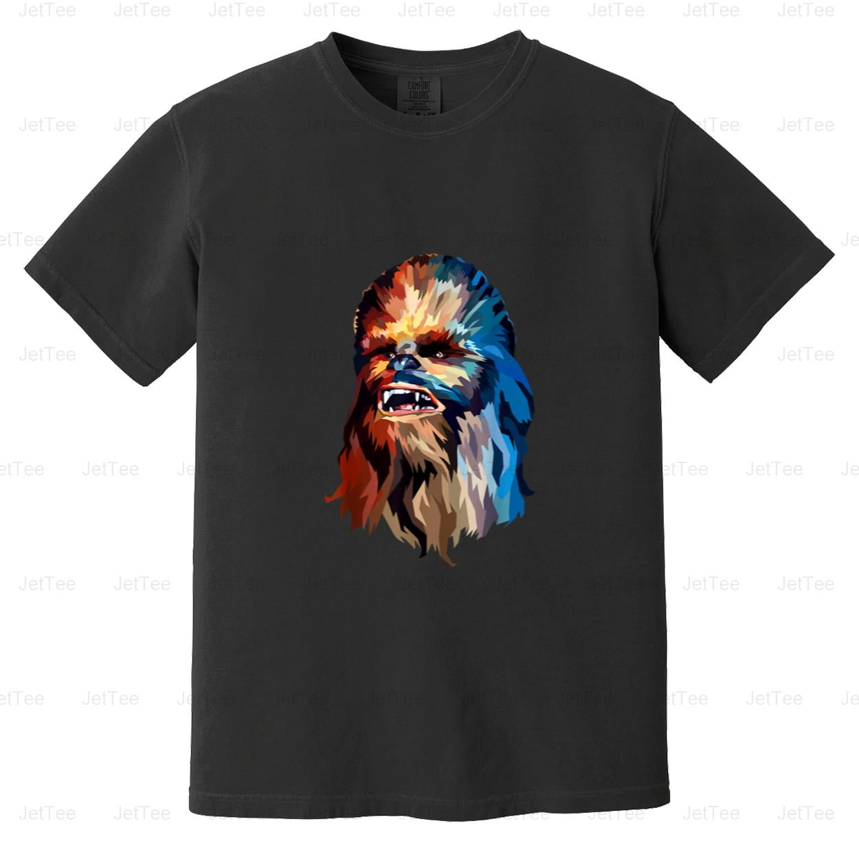 Chewbacca Awesome Geometric Style Sci-Fi Wookiee Fan Art Comfort Color ...