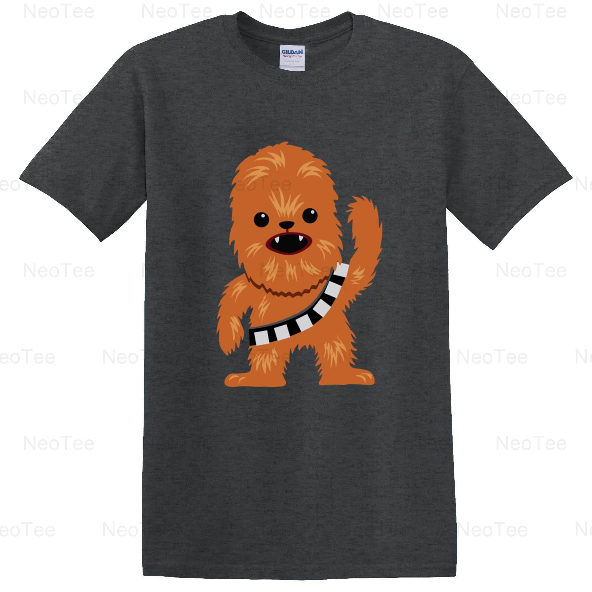 Chewbacca Cutie Cartoon Wookiee Sci-Fi Character Cute Chibi T-Shirt ...