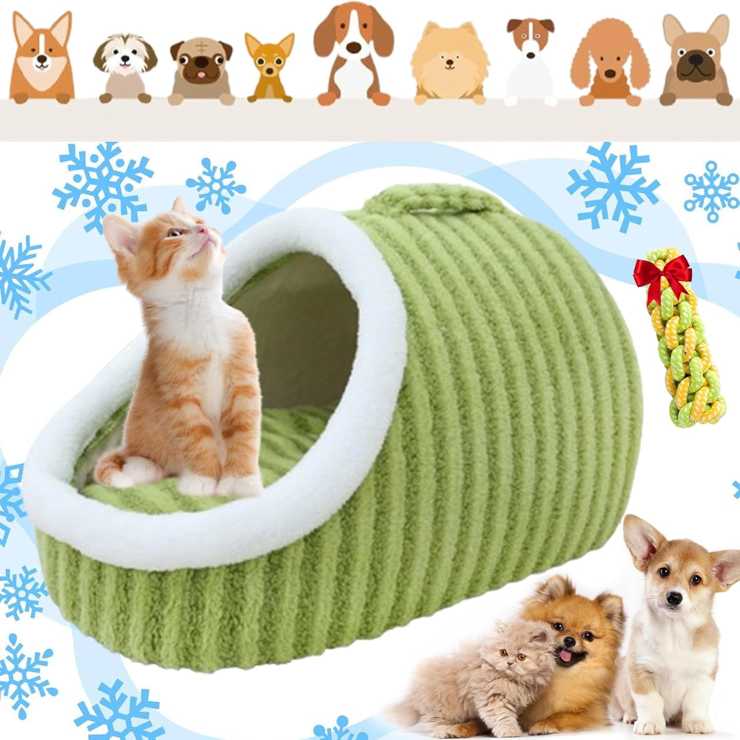 Chewie Cozy Dog Nest,Cozy Hideaway Pet Bed,Hideaway Dog Bed,Cozy Cave ...