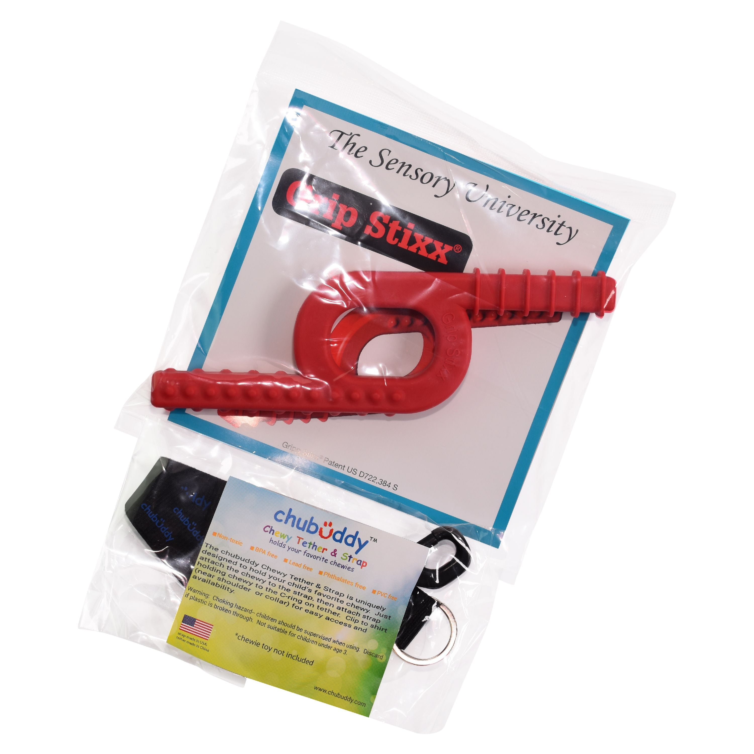 Chewy Holder Black with Grip Stixx* *Reg Mark Sensory University ...