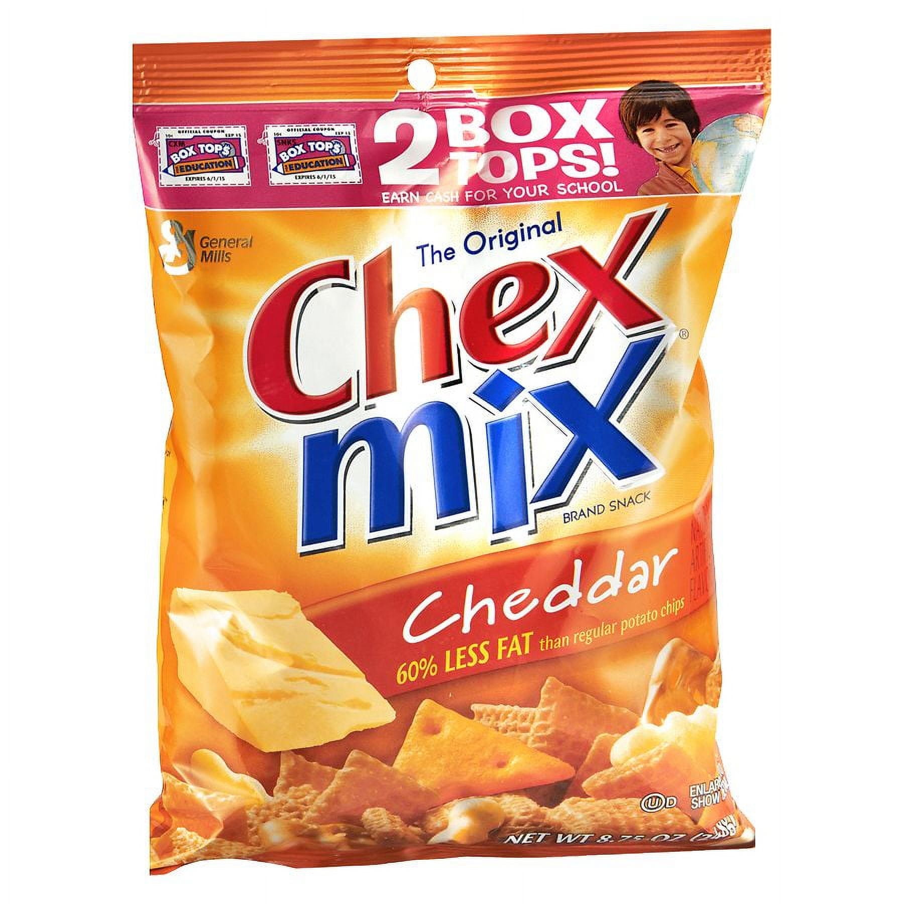 Chex Mix Brand Snack Cheddar 8.75 Oz - Walmart.com