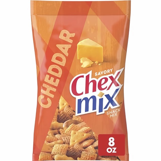 Chex Mix Cheddar Savory Snack Mix 8 oz (Pack of 96) - Walmart.com