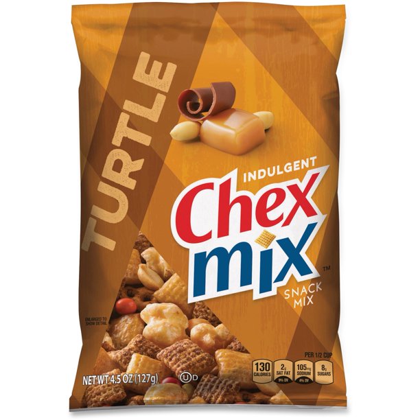 Chex Mix Chex Mix Chocolate Turtle, 4.5oz, 7/Box - Walmart.com