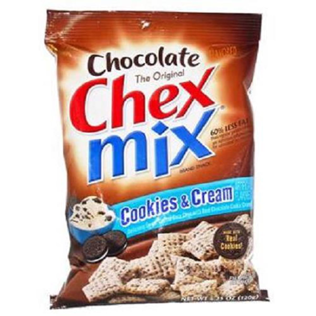 Chex Mix Muddy Buddies Cookies & Cream Snack Mix, 4.25 oz. - 7 Count ...