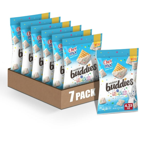Chex Mix MuddyITSC Buddies, Pillsbury Funfetti Snack Mix, 4.25 oz (Pack ...