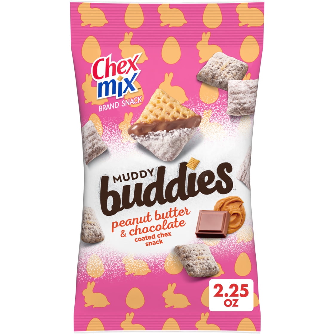 Chex Mix Muddy Buddies, Individual Bags of Peanut Butter & Chocolate ...