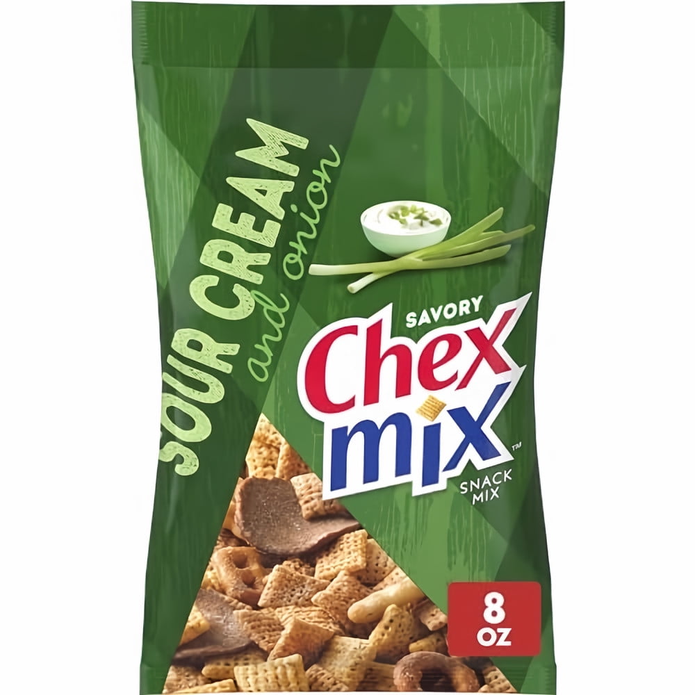 Chex Mix Snack Mix Sour Cream and Onion 8 oz Bag (Pack of 32) - Walmart.com