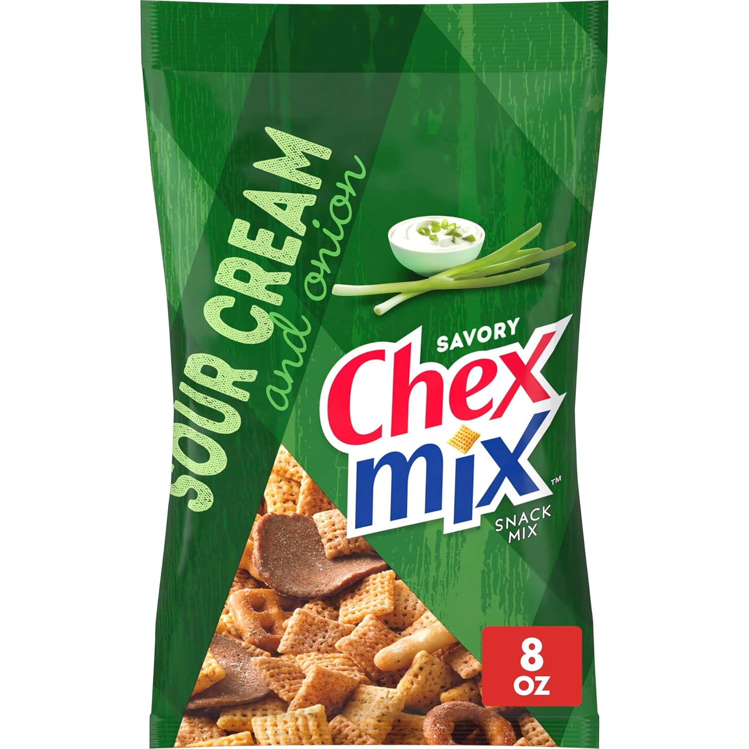 Chex Mix Snack Mix, Sour Cream and Onion, 8 oz Bag( pack of 1 ...
