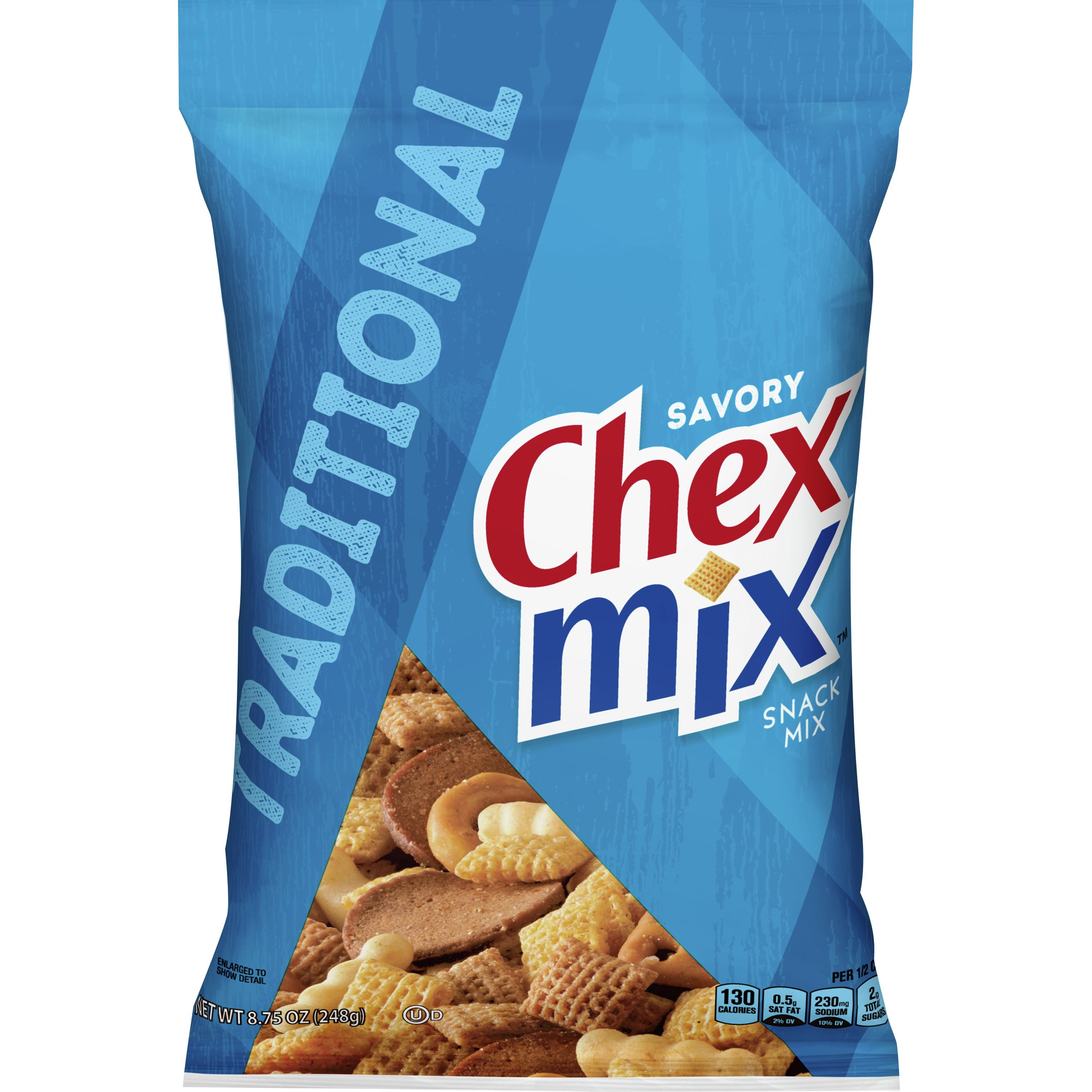 Chex Mix Traditional Savory Snack Bag, Perfect Party Lunch Mini Mix, 8. ...