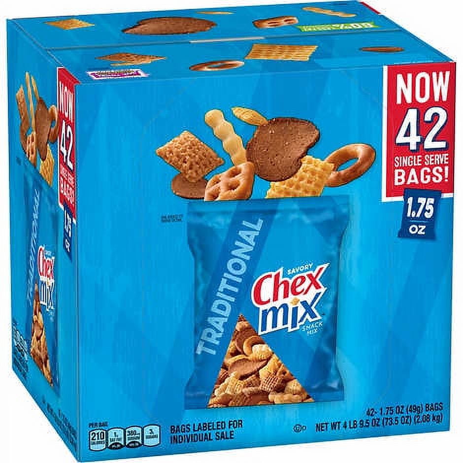 Chex Mix Traditional Snack Mix, 42-count - Walmart.com