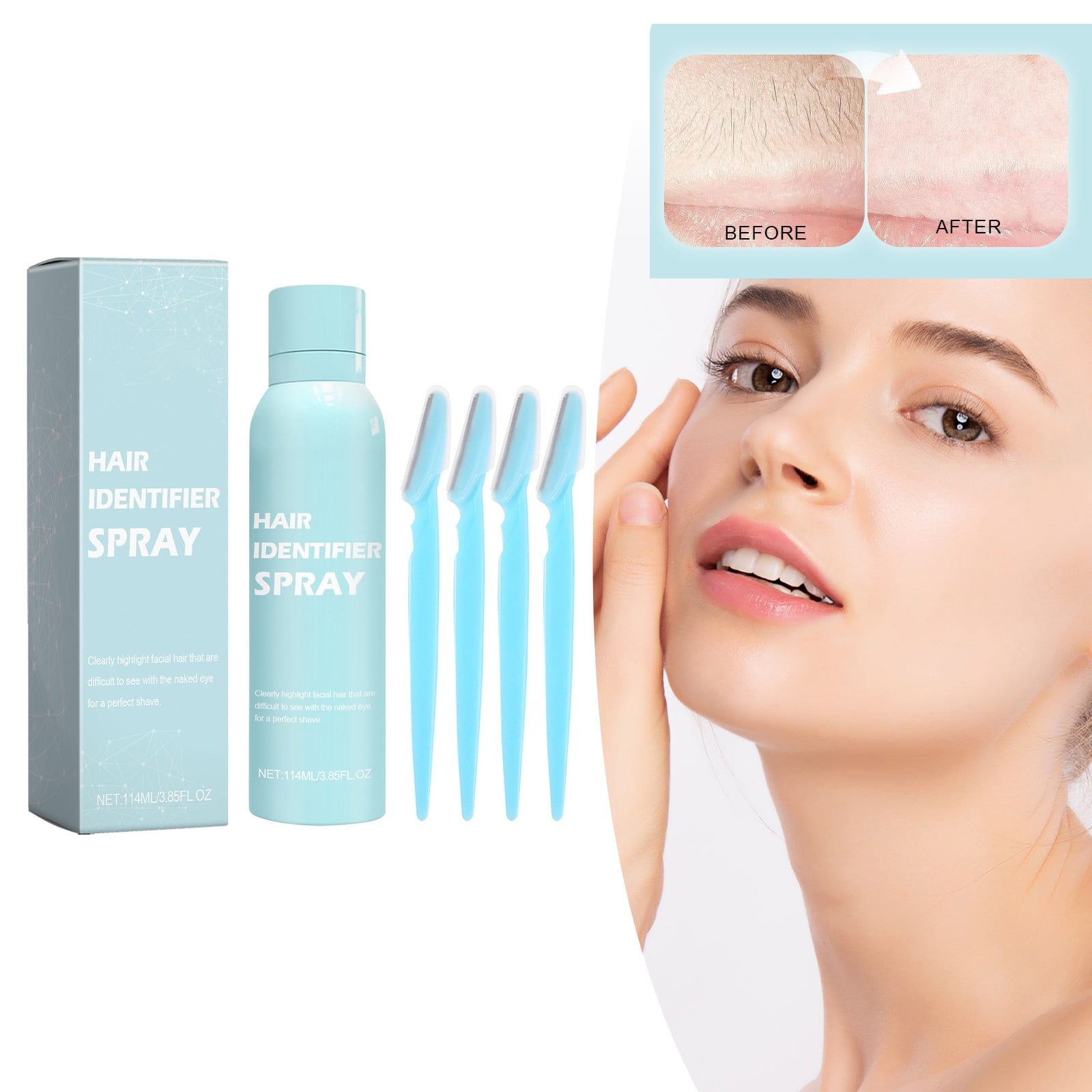 Chexio Clearance Hair Removal Facial Hair Identification Spray Facial ... Chexio Clearance Hair Removal Facial Hair Identification Spray Facial ...