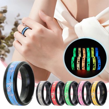 C&H Solutions Novelty 96 ct Flashing LED Bumpy Rings Blinking Soft ...