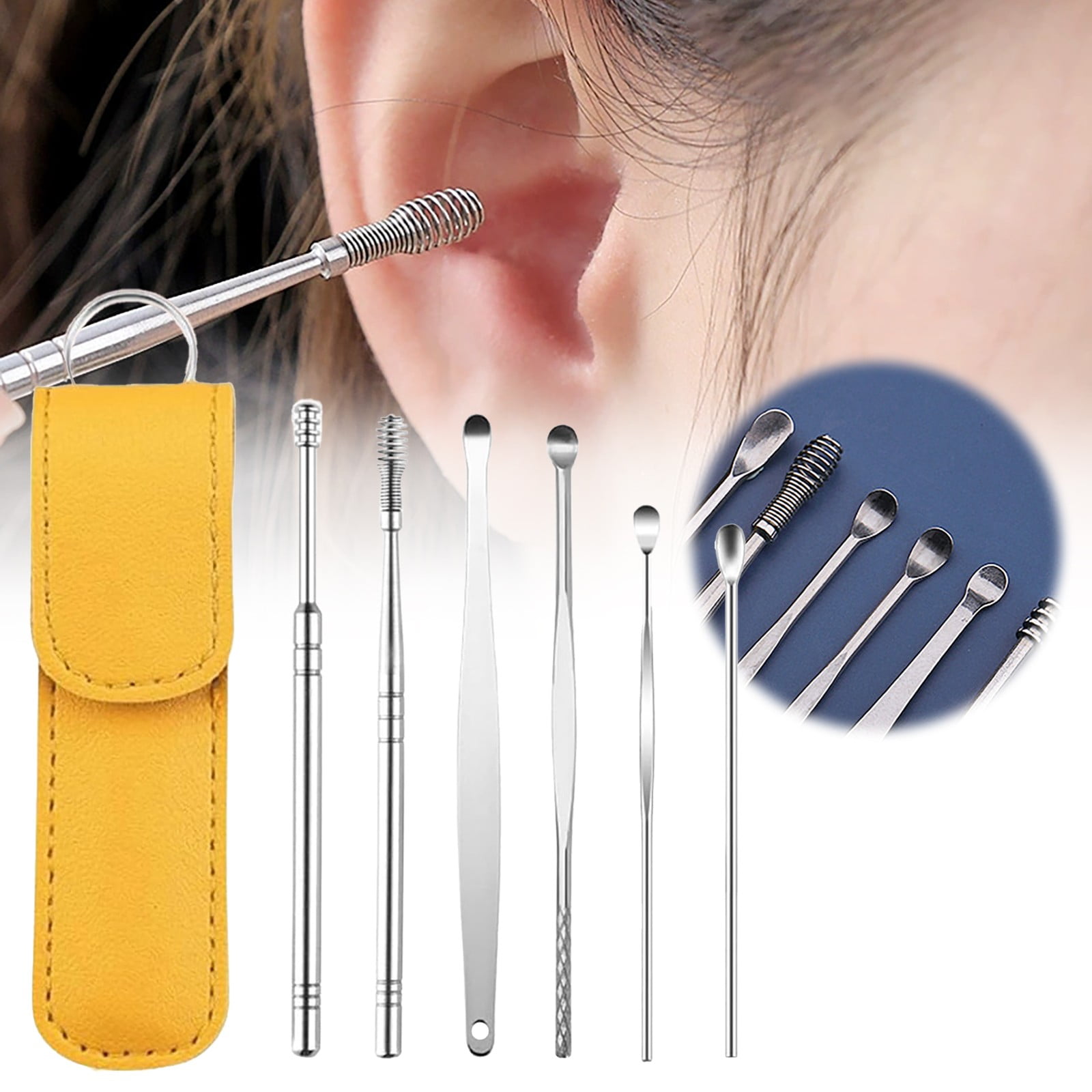 Chexio Stainless Steel Earpick Clearance Beauty Tools Ear Cleaner 2024 ...