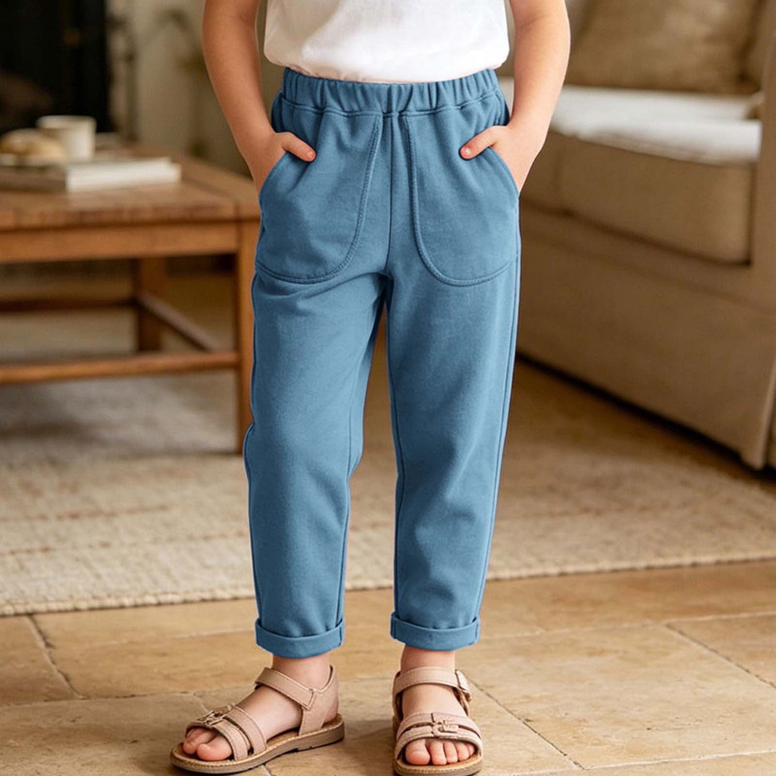 Cheytotty Kids Mosquito Pants, Summer Thin Solid Color Breathable ...