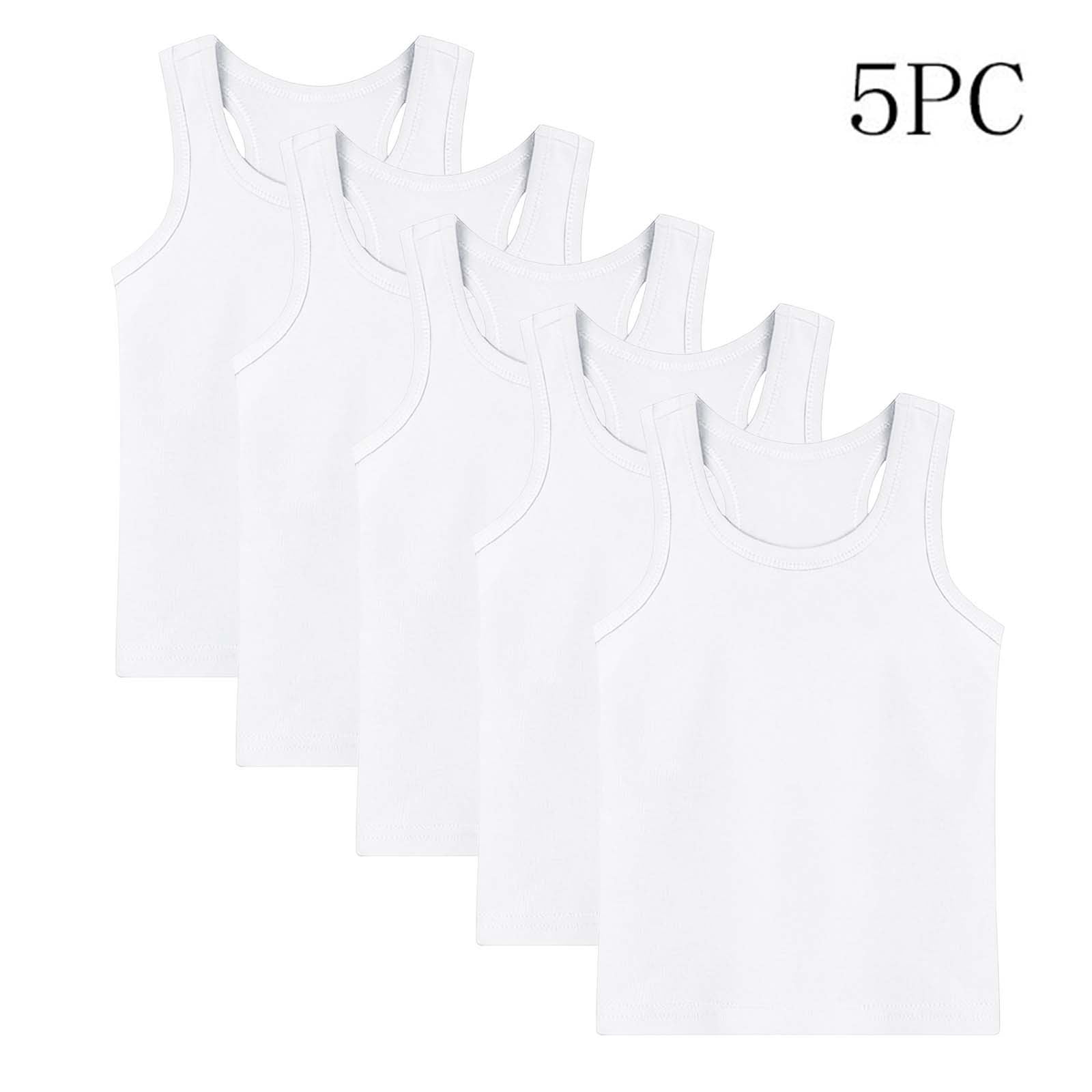 Cheytotty Kids Solid Camisole, Sleeveless Round Neck, Unisex Cute Top ...