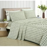 Chezmoi Collection 3-Piece Lodge Plaid Sheet Set Twin XL, Gray ...