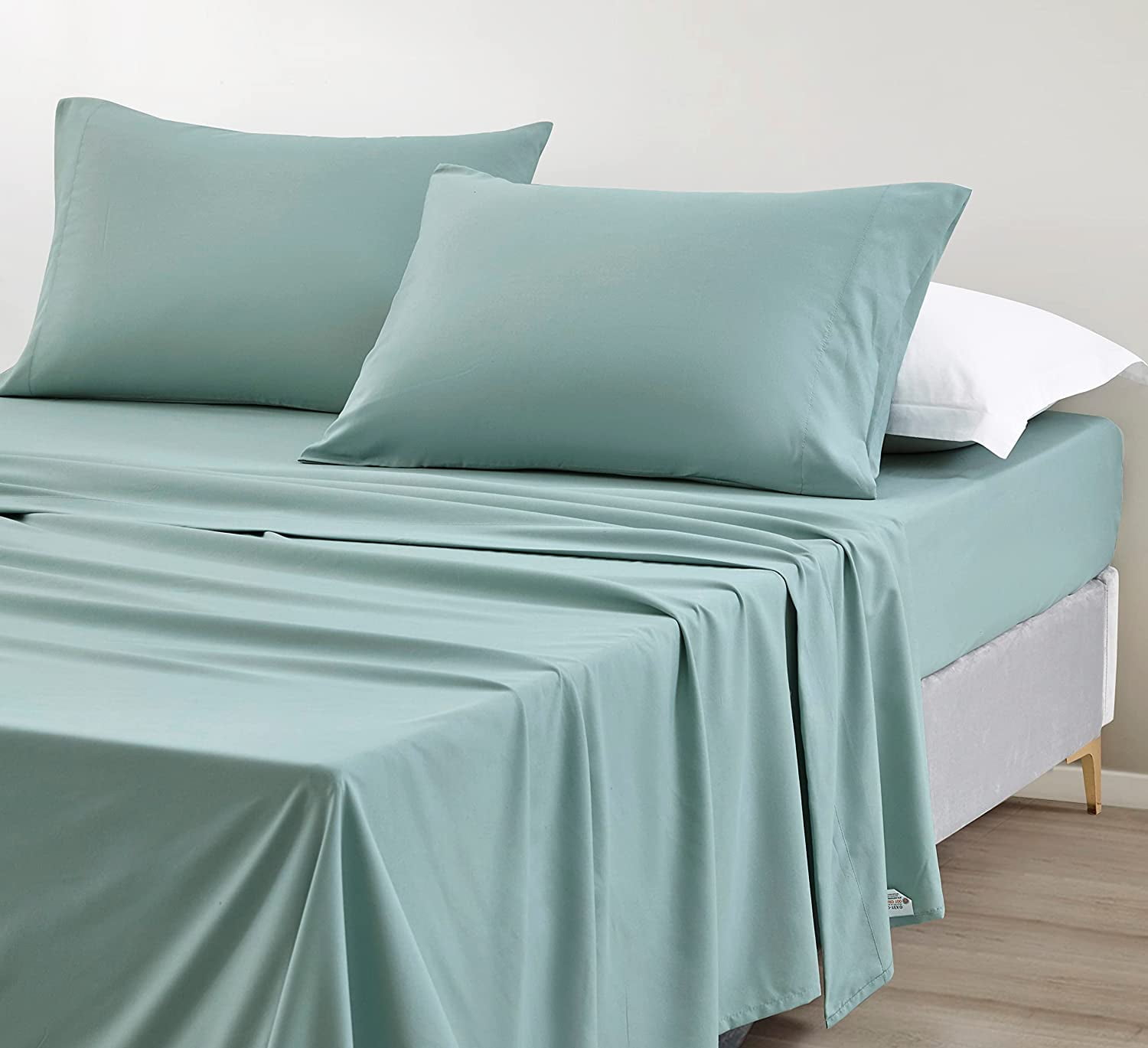 Chezmoi Collection Extra Soft Bed Sheets Set, Double Brushed Microfiber ...