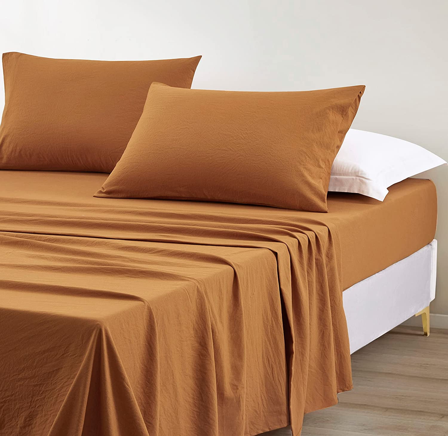 Chezmoi Collection Extra Soft Bed Sheets Set, Double Brushed Microfiber ...